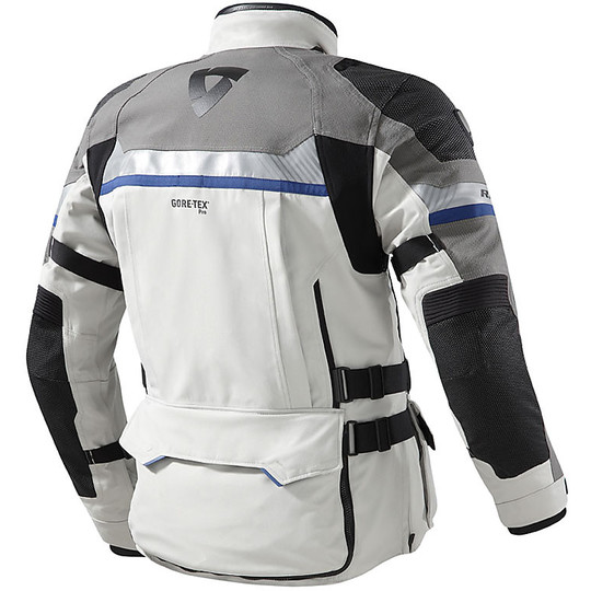 Giacca Moto In Tessuto Gore-Tex Rev'it DEFENDER Pro GTX Grigio Blu ...