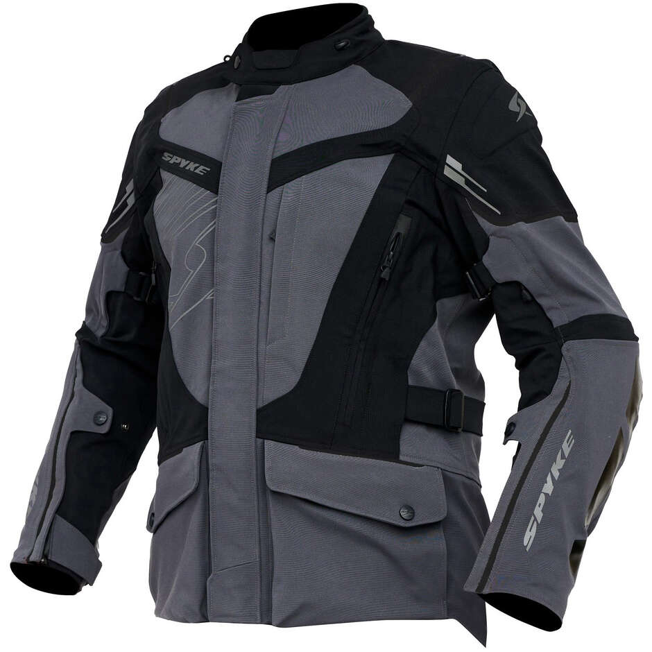 Giacca moto tecnica Spyke Artica dry Tecno Laminata Grigio Nero Vendita ...