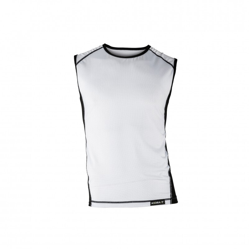 Gilet technique Kedra CARBON HOLE en carbone et polypropylène blanc ...