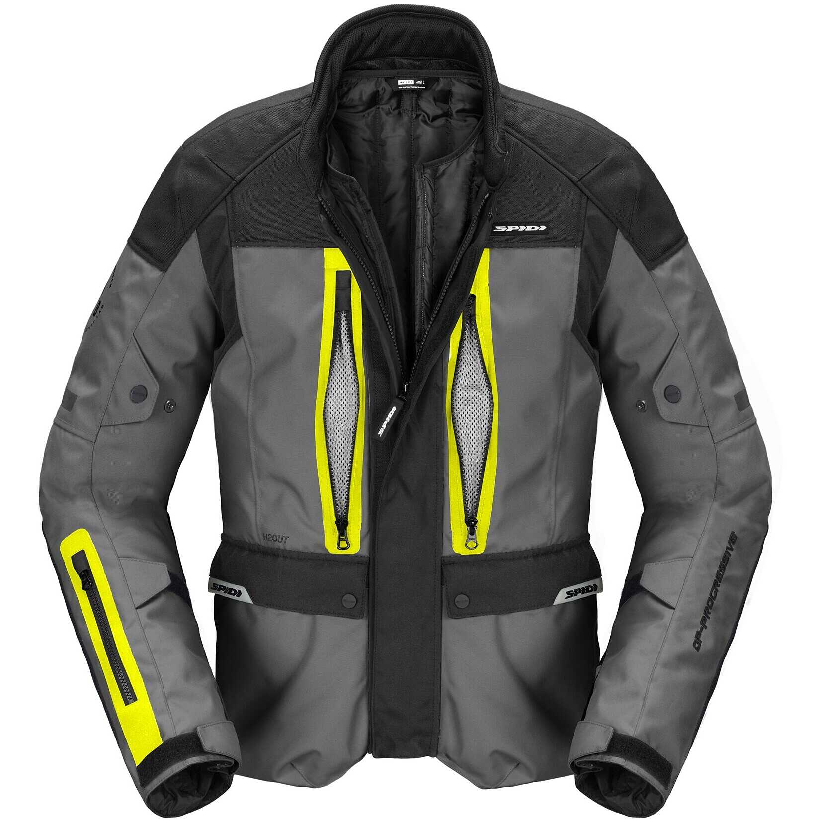 Giubbotto Moto Spidi TRAVELER 3 Giallo Fluo Vendita Online - Outletmoto.eu