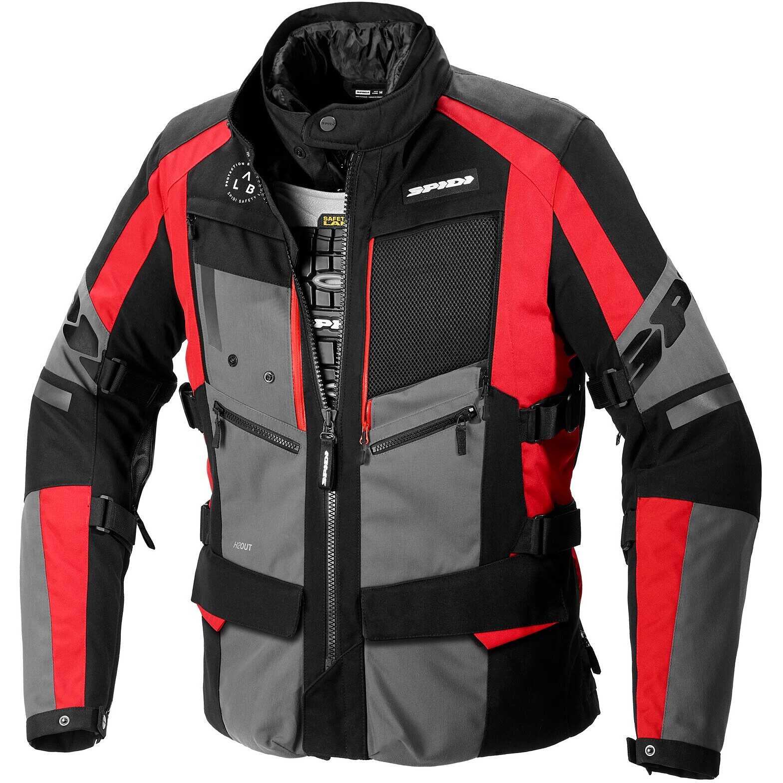 Giubbotto Moto Touring Spidi 4 SEASON EVO Rosso Vendita Online ...