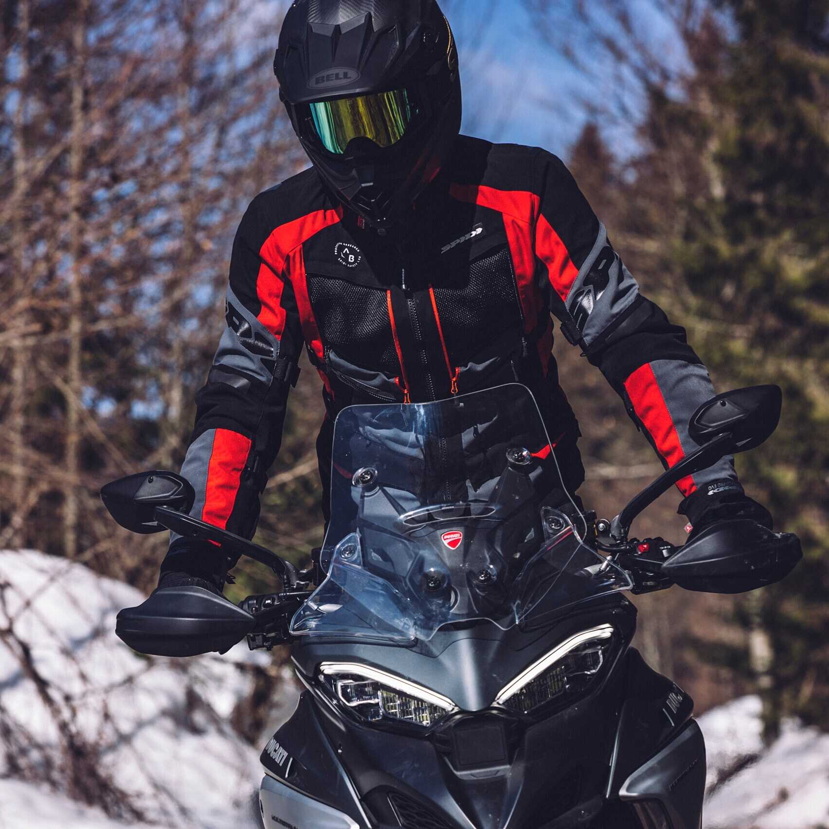 Giubbotto Moto Touring Spidi 4 SEASON EVO Rosso Vendita Online ...