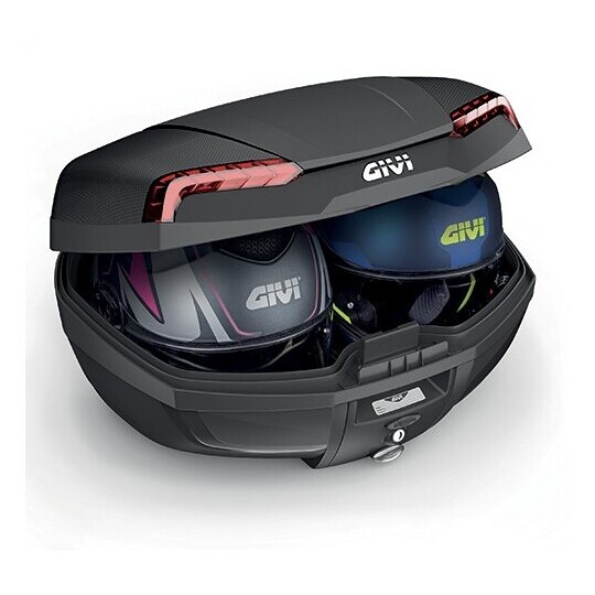 GIVI E46 Tech Riviera Motorcycle Top Case 46 Liters Black With Smoked ...