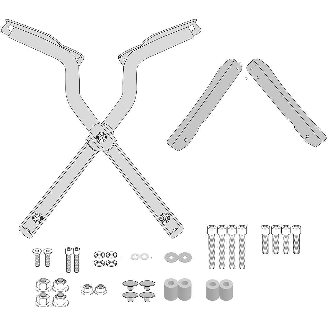 Givi Monokey or Monolock Top Case Rear Rack Specific for BMW F 900 XR ...