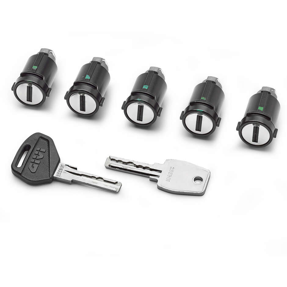 Givi SLR105 SMART SECURITY LOCK Lock Unification Kit For 4 Suitcases ...
