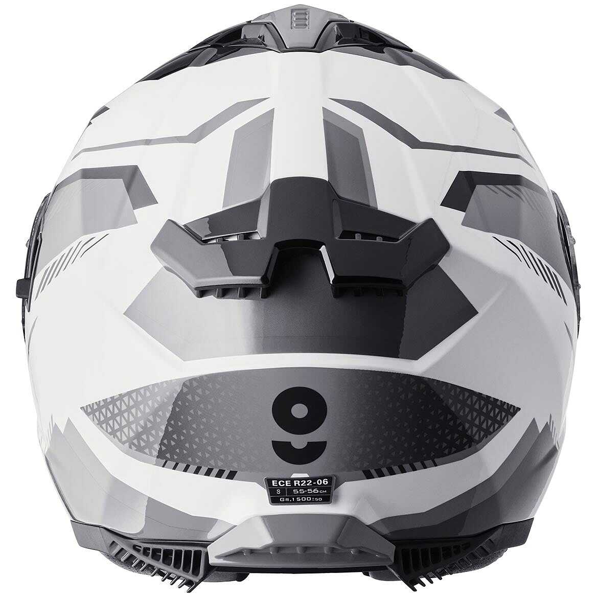 GMS Gelero Full Face Motorcycle Helmet White Grey Dark Grey For Sale ...