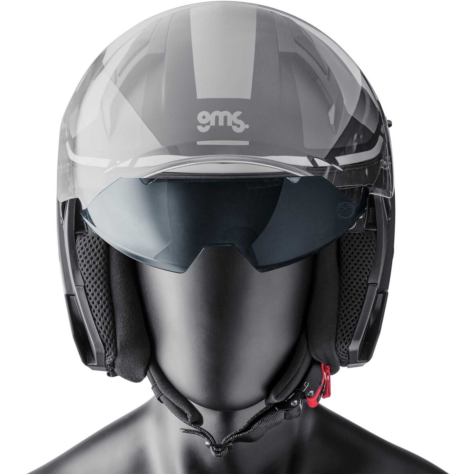 Gms Vectus Graphic Jet Motorcycle Helmet Black Grey For Sale Online ...