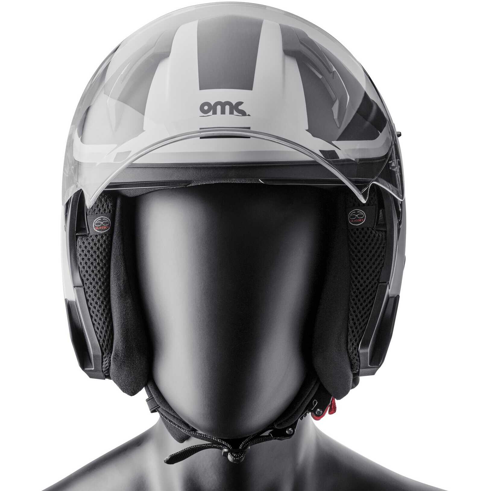 Gms Vectus Graphic Jet Motorcycle Helmet Black White For Sale Online ...