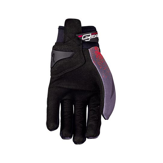 Guanti Moto Five GLOBE REPLICA Camo Rosso Fluo Vendita Online - Outletmoto.eu