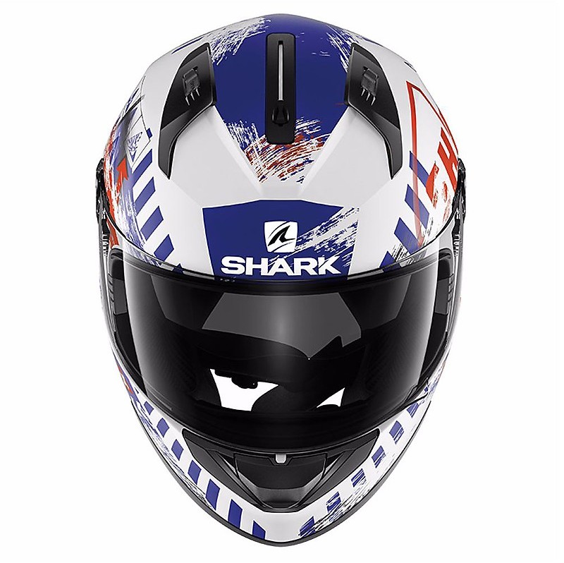Helm Moto Integral Shark Ridil SkyD Blau Weiß Rot Online-Verkauf ...