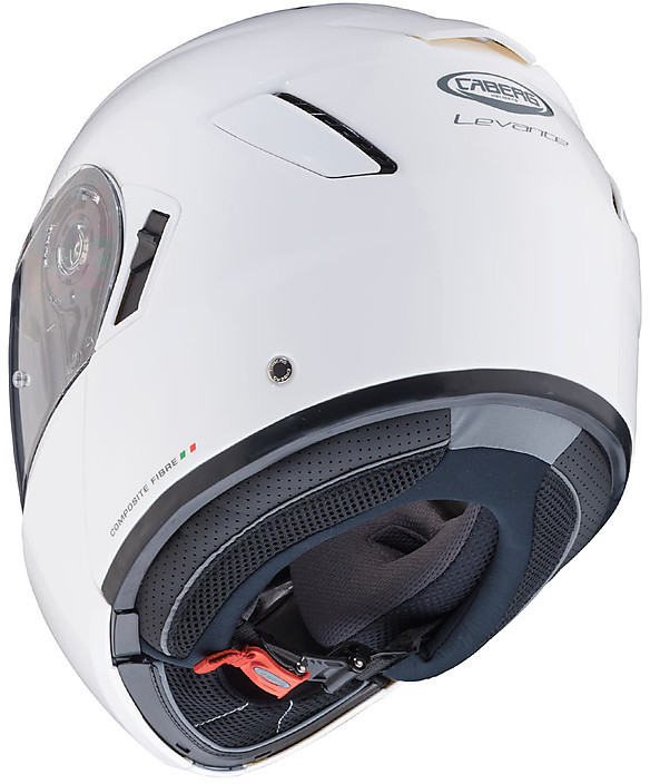 Helm Moto Modular Fiber Caberg LEVO White Metal Online-Verkauf ...