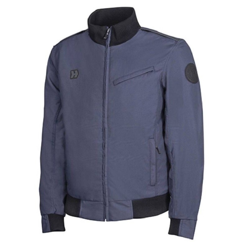 Hevik B17 Bomber Navy Blue Fabric Motorcycle Jacket For Sale Online ...