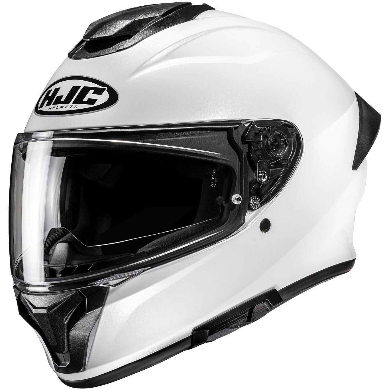 HJC C71 SOLID Full Face Motorcycle Helmet Pearl White For Sale Online ...