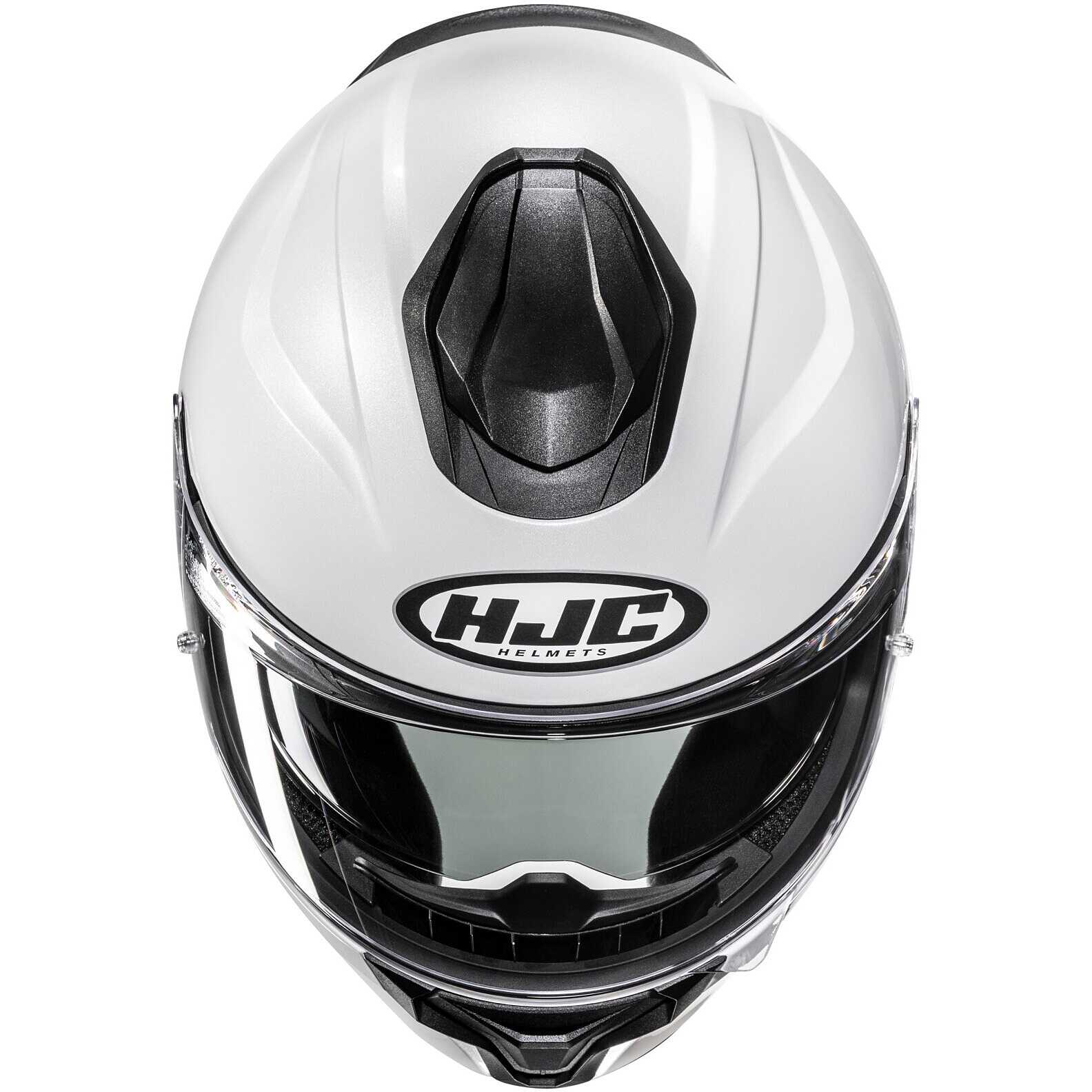 HJC C71 SOLID Full Face Motorcycle Helmet Pearl White For Sale Online ...