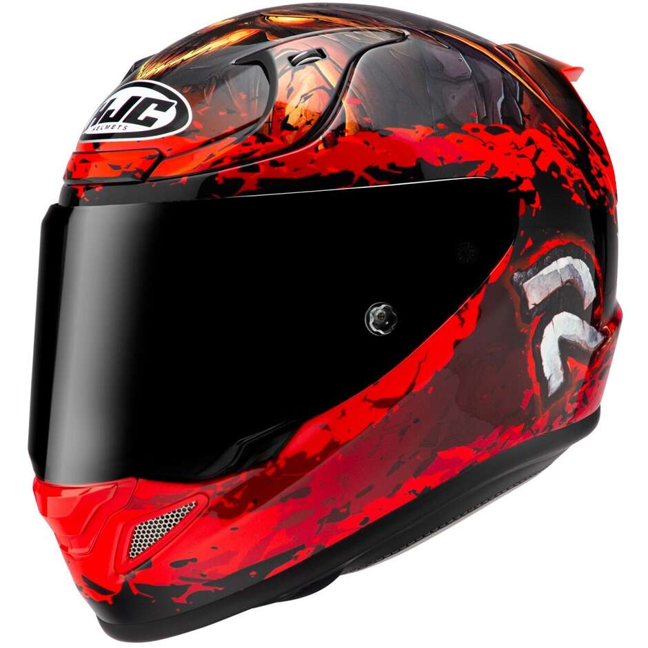 Hjc RPHA 12 DIABLO BLIZZARD MC1 Full Face Motorcycle Helmet For Sale ...