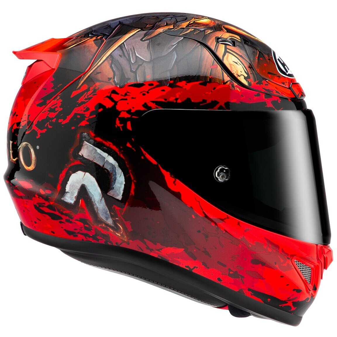Hjc RPHA 12 DIABLO BLIZZARD MC1 Full Face Motorcycle Helmet For Sale ...