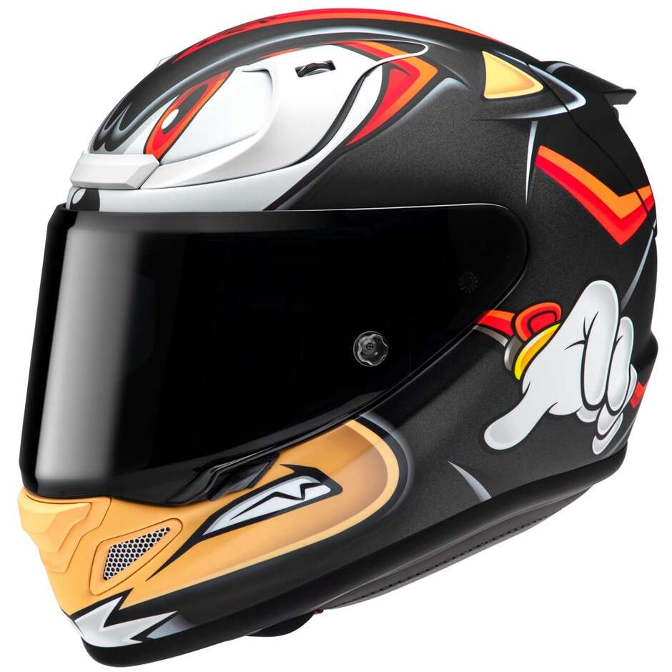 Hjc RPHA 12 SHADOW THE HEDGEHOG MC1SF Integral Motorcycle Helmet For ...