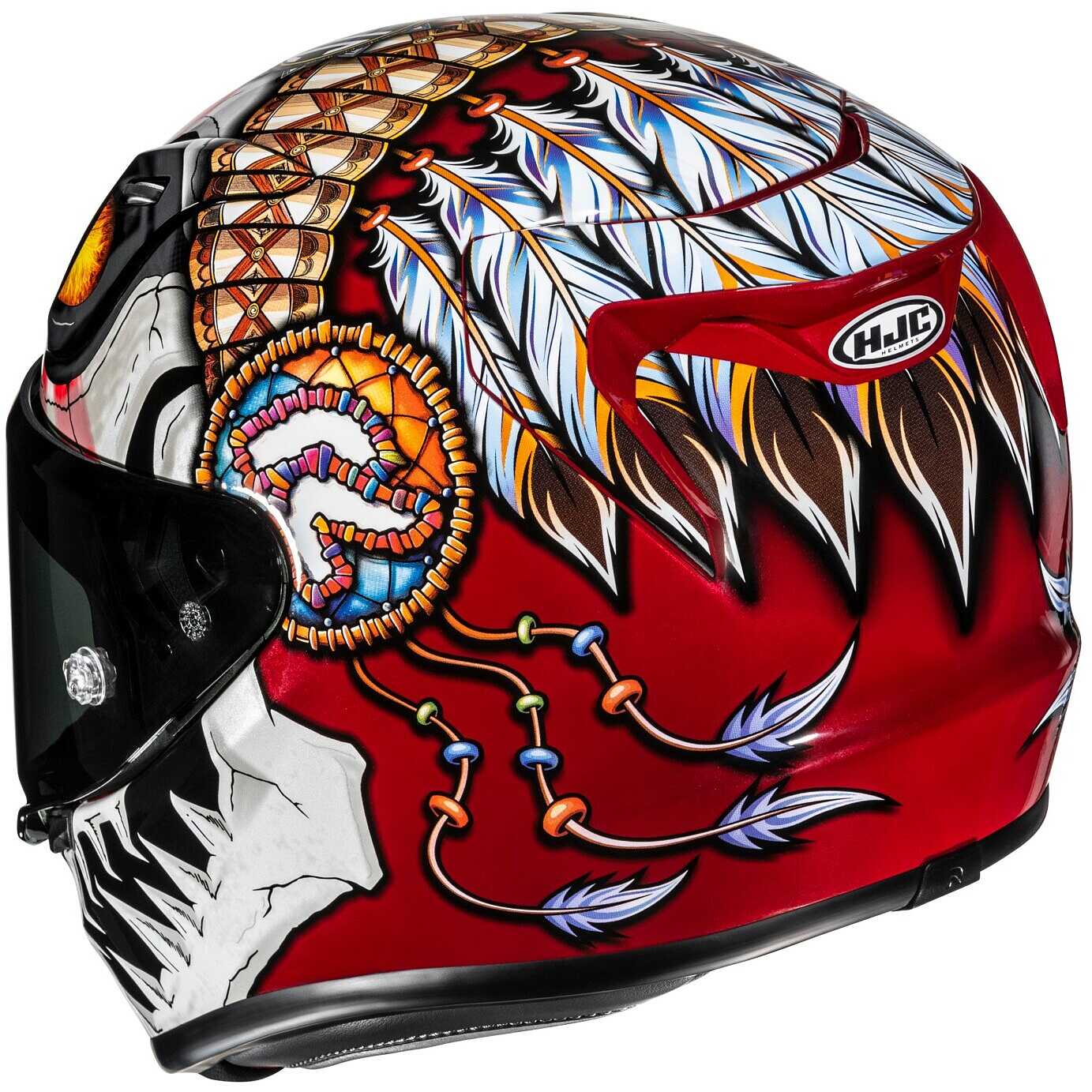Hjc RPHA12 SKULLY MC1 Integral Motorcycle Helmet For Sale Online ...