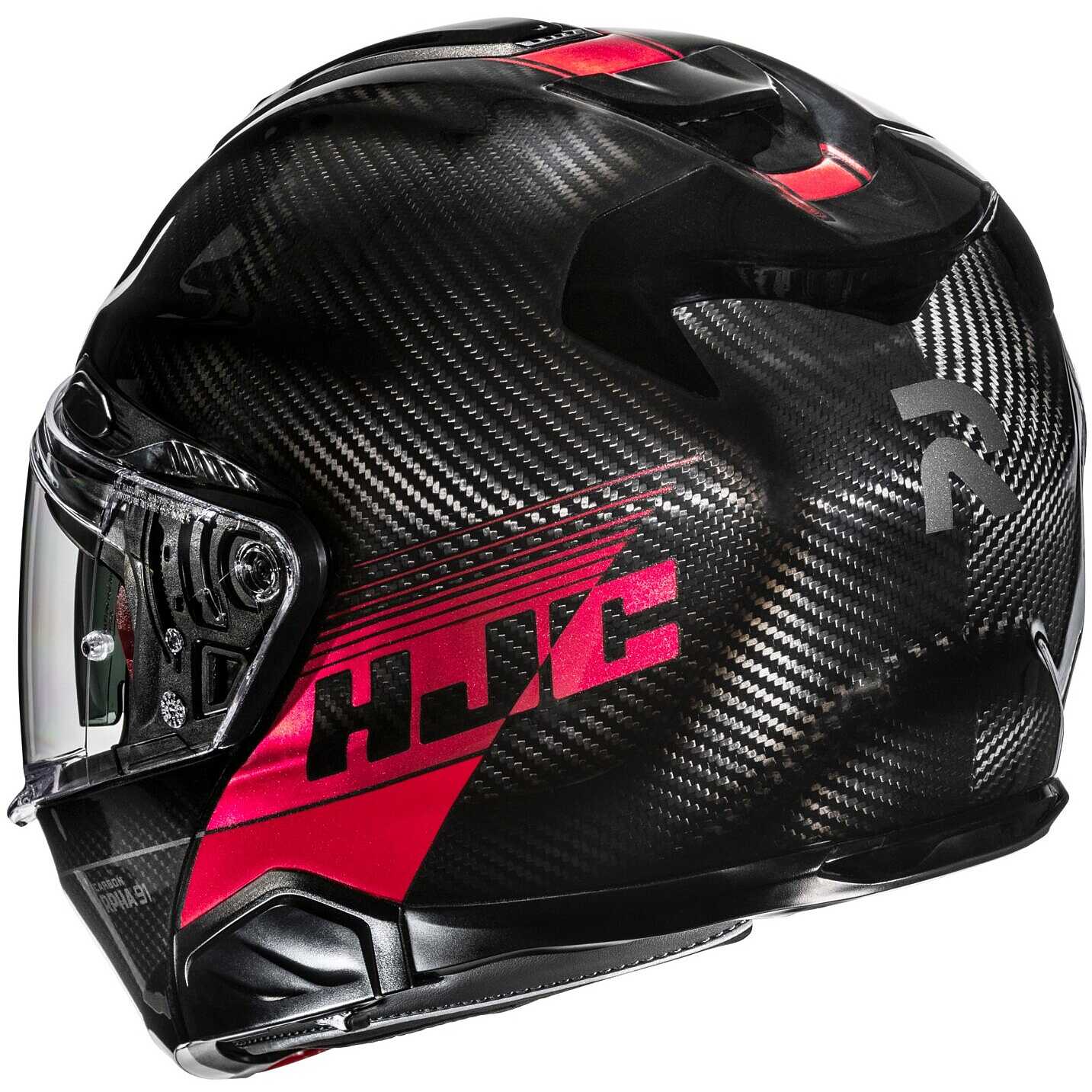 HJC RPHA91 CARBON ELIG MC1 Modular Motorcycle Helmet For Sale Online ...