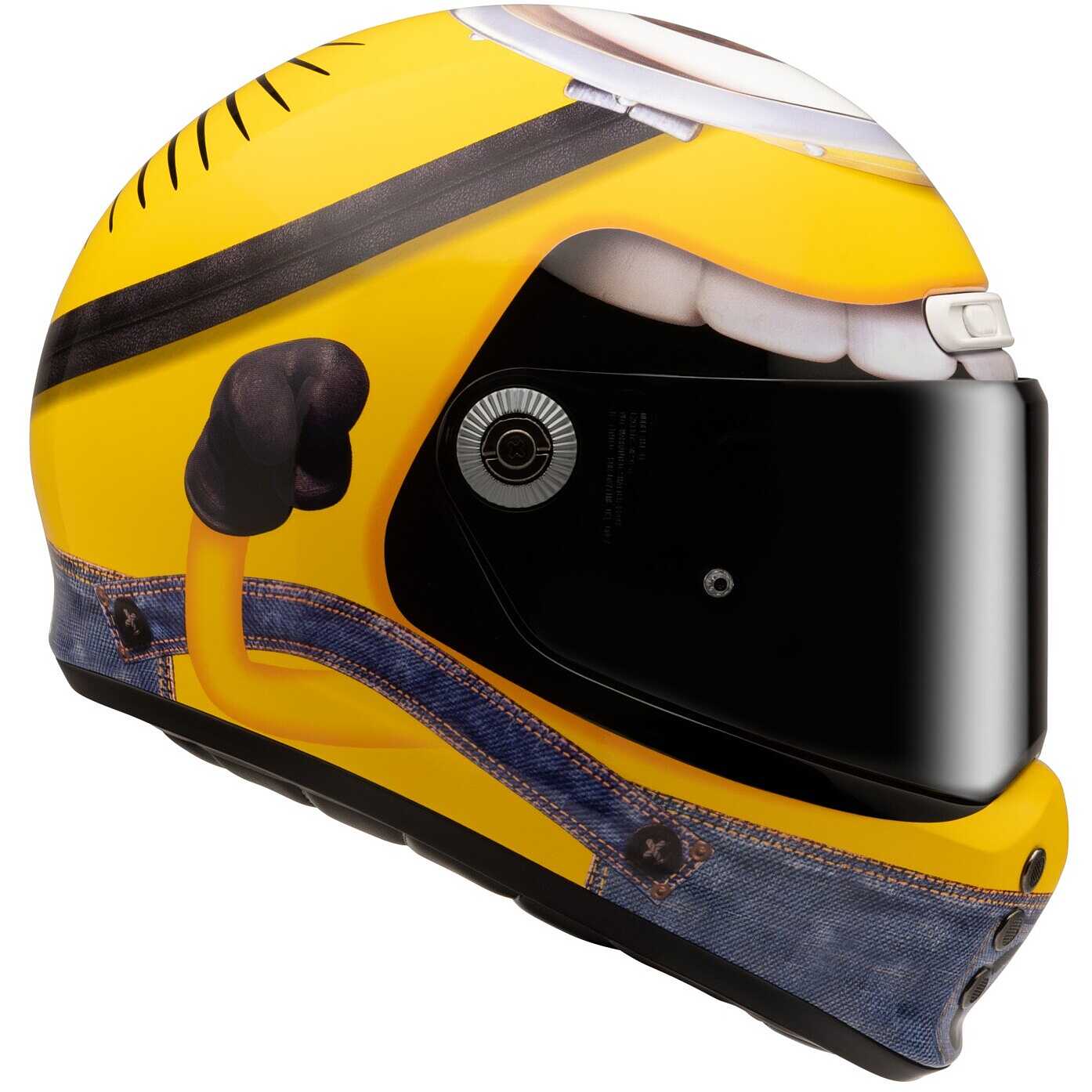 HJC V10 Stuart Minions MC3 Full Face Motorcycle Helmet For Sale Online ...