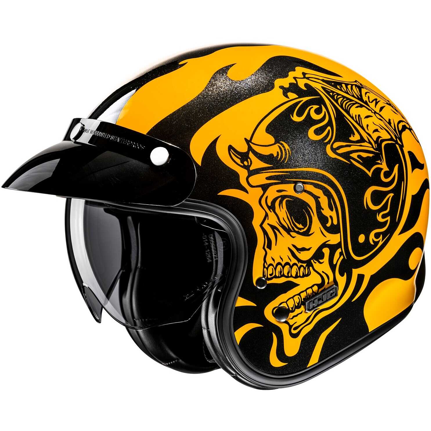 Hjc V31 FLAME MC3 Custom Jet Motorcycle Helmet For Sale Online ...