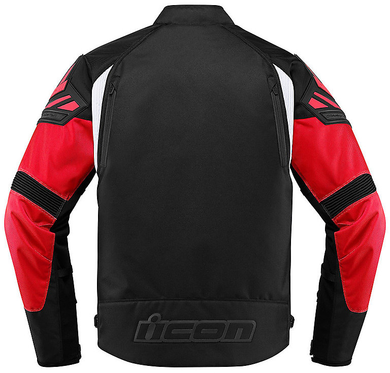 Icon Motorcycle Fabric Vest AUTOMAG2 Black Red For Sale Online ...