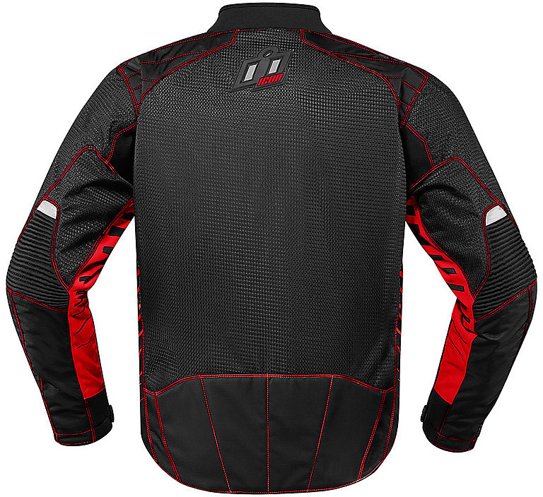Icon WIREFORM Perforated Motorcycle Jacket Red For Sale Online ...
