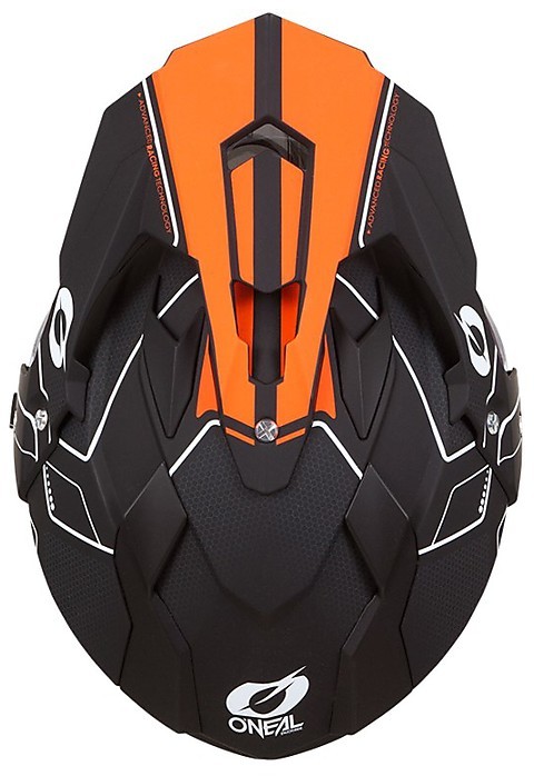 Integral Cross Enduro Motorradhelm mit Oneal Sierra Comb Schwarz Orange ...