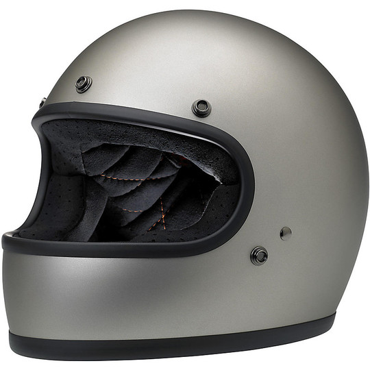 Integral Motorcycle Helmet Biltwell Gringo Model Titanium Gray For Sale ...