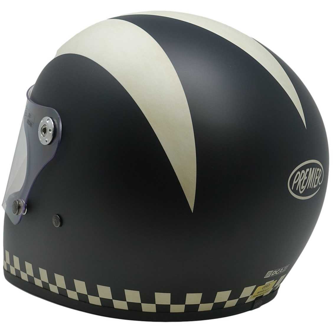 Integral Motorcycle Helmet Custom Premier TROPHY RETRO OS BM Limited ...