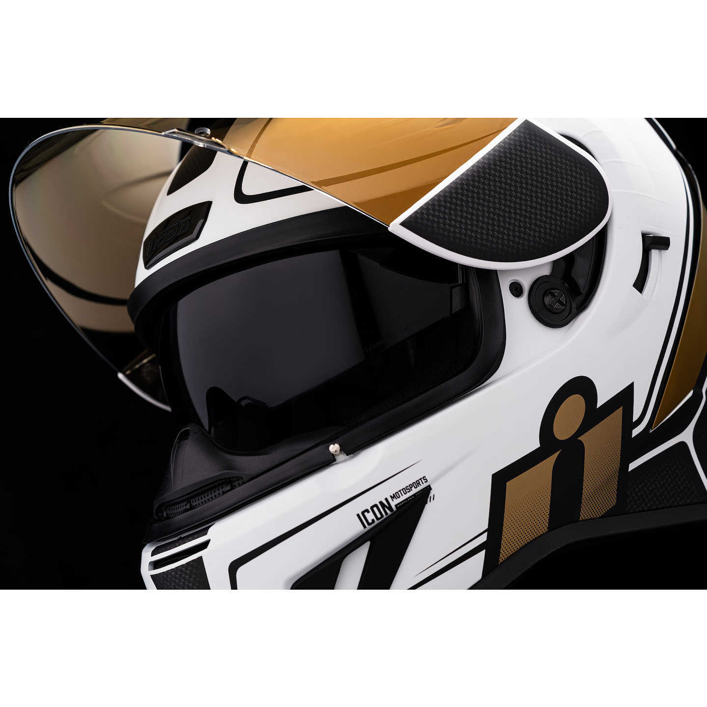 Integral Motorcycle Helmet Icon AIRFORM Resurgent White For Sale Online ...