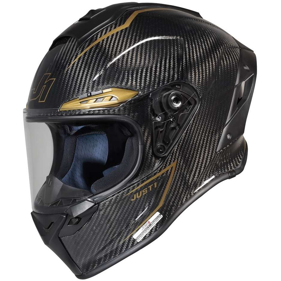 Integral Motorcycle Helmet In Carbon Just1 J-GPR GOLDEN ROAD For Sale ...