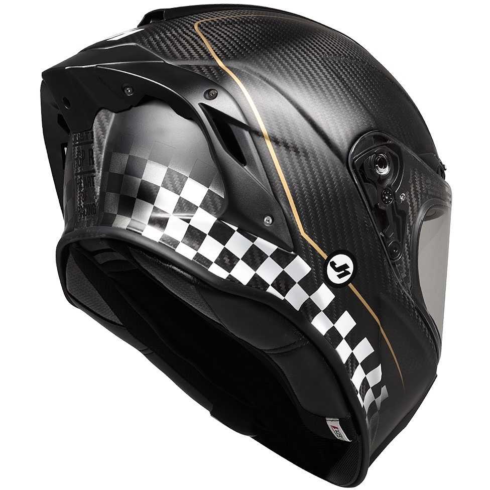 Integral Motorcycle Helmet In Carbon Just1 J-GPR RACE Matt Bronze ...