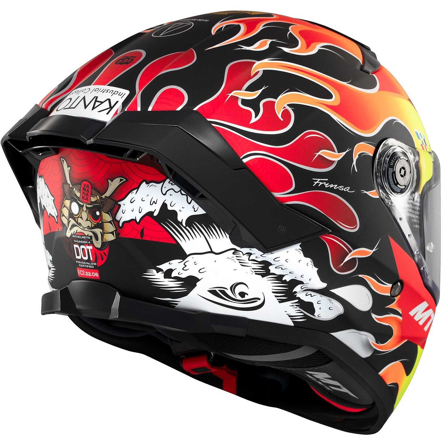 Integral Motorcycle Helmet Mt Helmets THUNDER 4 Sv YAMANAKA 2024 B3 ...