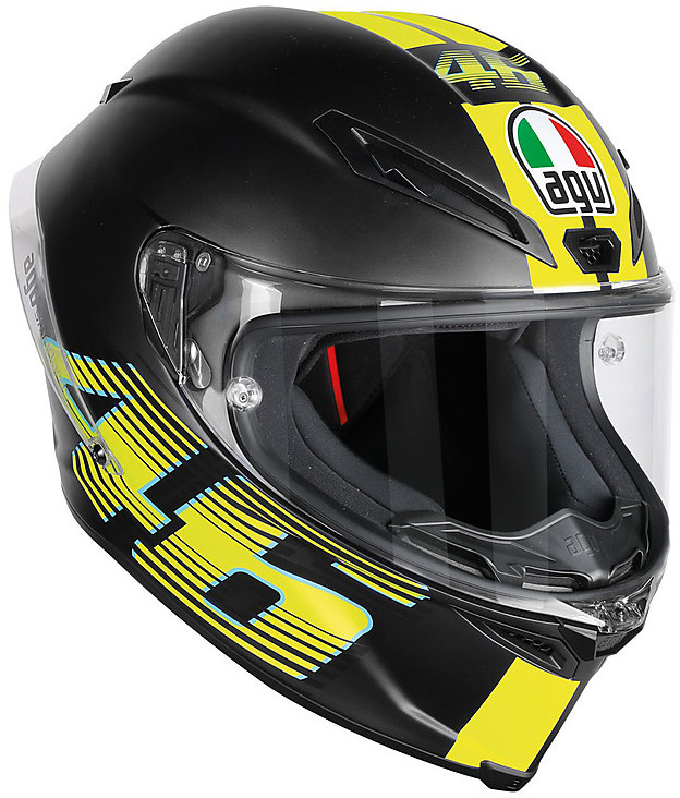 Integral Motorrad Helm Agv Rennen R Top V46 Matt Black Online-Verkauf ...