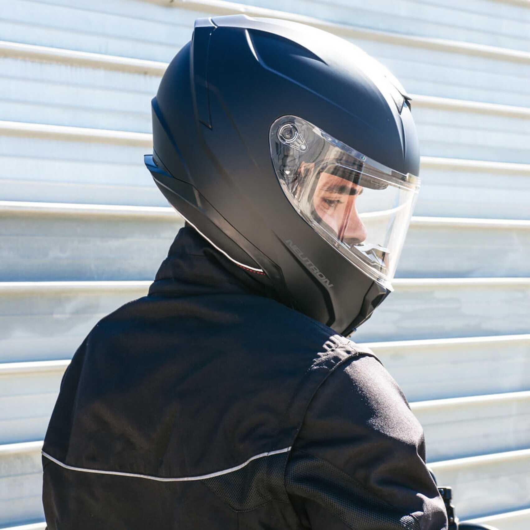 Integral-Motorradhelm CGM 320A NEUTRON MONO Mattschwarz Online-Verkauf ...