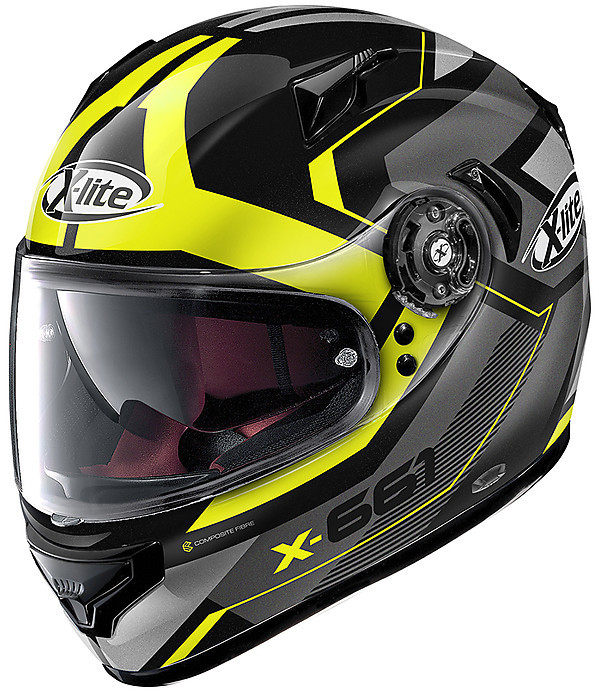 Integral Motorradhelm in X-Lite Faser X-661 Motivator N-com 047 ...