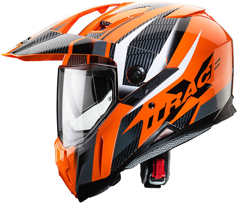 Integral Motorradhelm Touring Caberg XTRACE SAVANA Orange Schwarz ...
