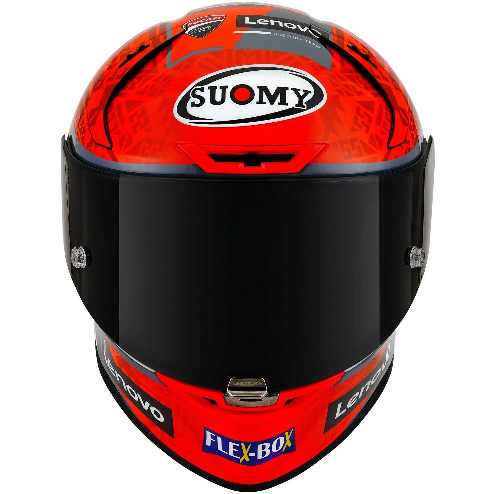 Integral Racing Moto Helm Suomy SR-GP BAGNAIA REPLICA 2022 MIT SPONSOR ...