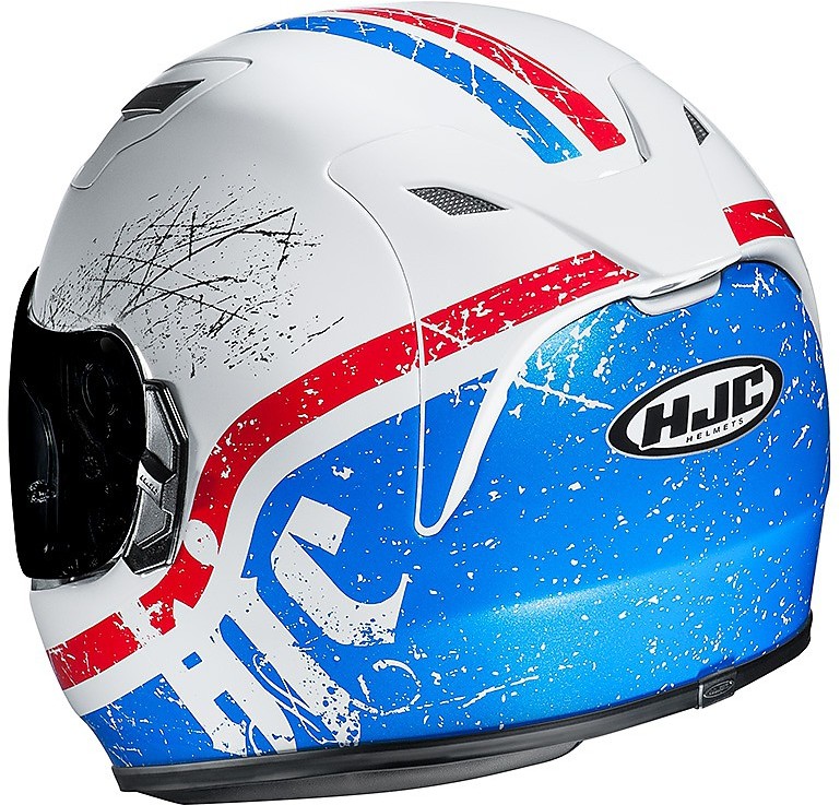 Integraler Motorradhelm Hjc FG-ST Labi MC1 Weiß Blau Online-Verkauf ...