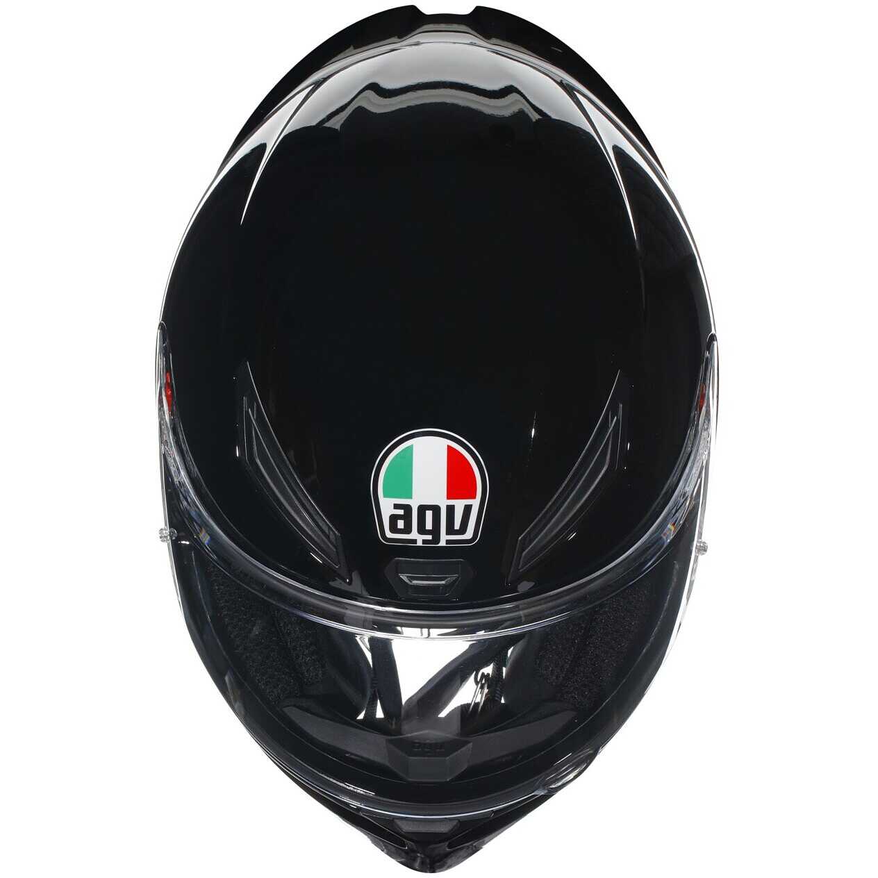 Integrierter Motorradhelm Agv K1 S Schwarz Online-Verkauf - Outletmoto.eu