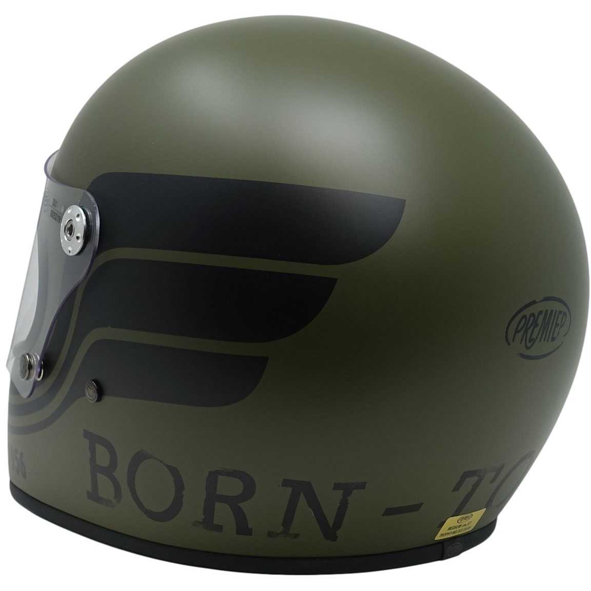 Integrierter Motorradhelm Custom Premier TROPHY BTR MILITARY BM Online-Verkauf - Outletmoto.eu