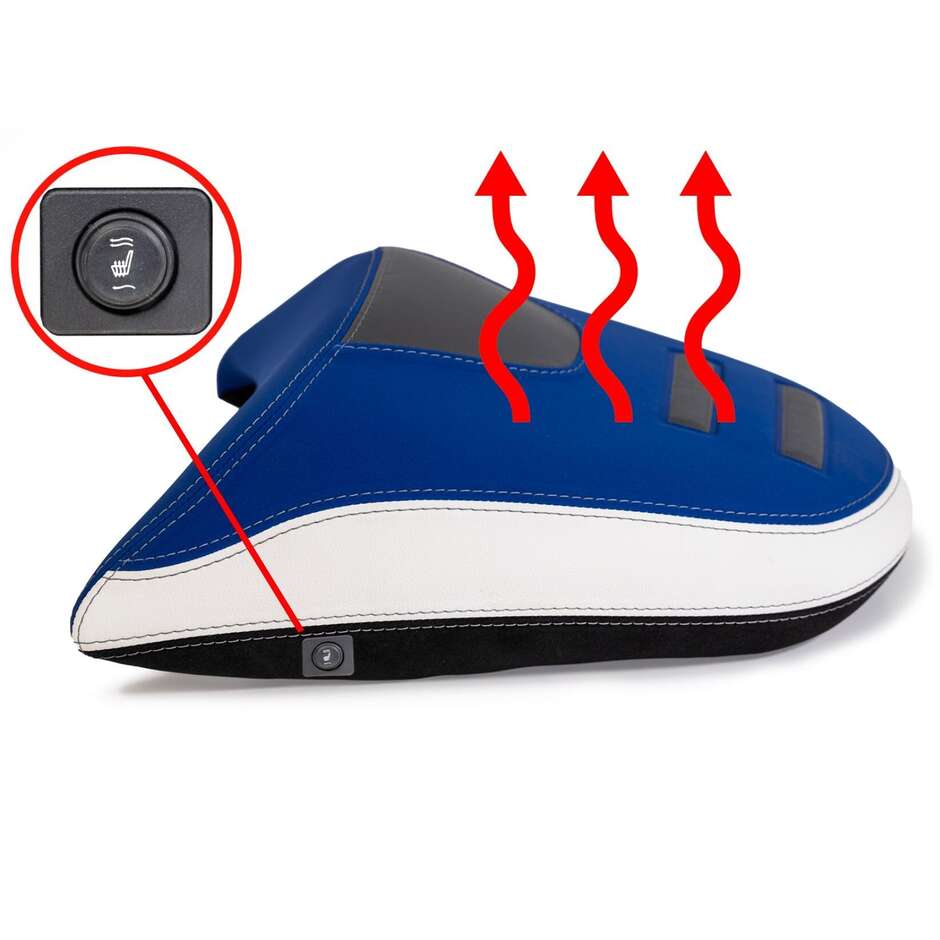 Isotta Heated Rear Seat For BMW 1300 GS From 2023 Blue For Sale Online ...