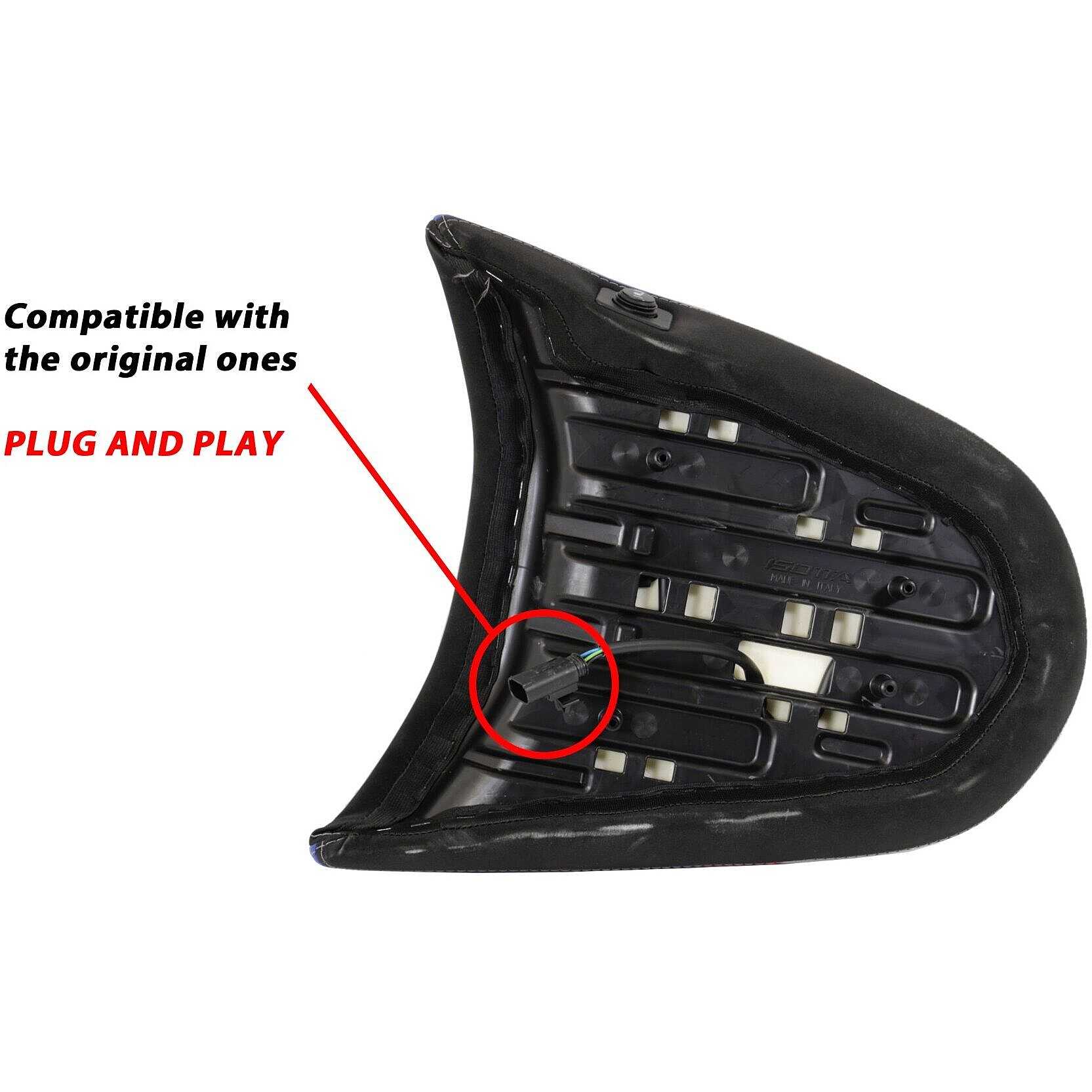 Isotta Heated Rear Seat For BMW 1300 GS From 2023 Blue For Sale Online ...