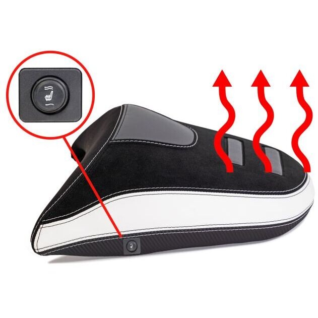 Isotta Heated Rear Seat For BMW 1300 GS From 2023 White For Sale Online ...