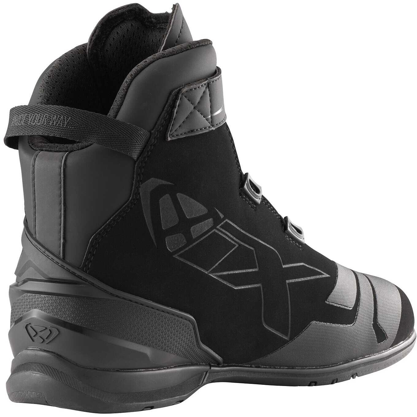 Ixon BULL 2 WP ULTRA Motorcycle Shoes Black Anthracite Red For Sale ...