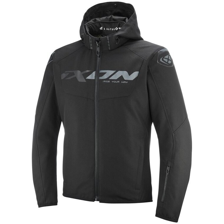 Ixon FIERCE WP Motorcycle Jacket Black For Sale Online - Outletmoto.eu