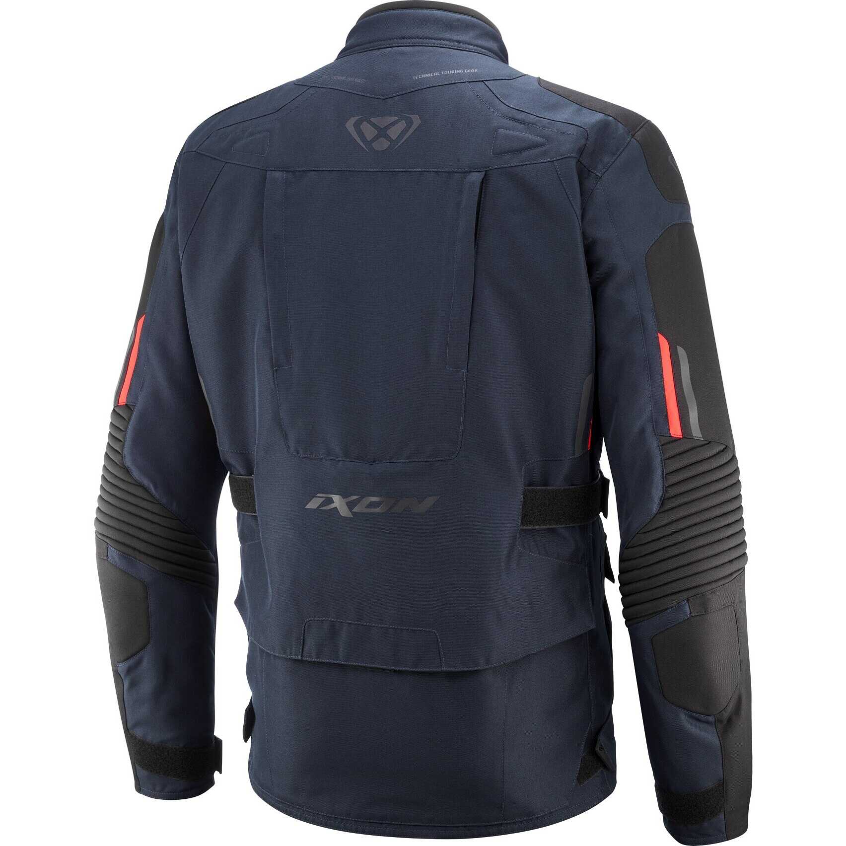 Ixon MIDGARD Navy Bright Red Touring Motorcycle Jacket For Sale Online ...