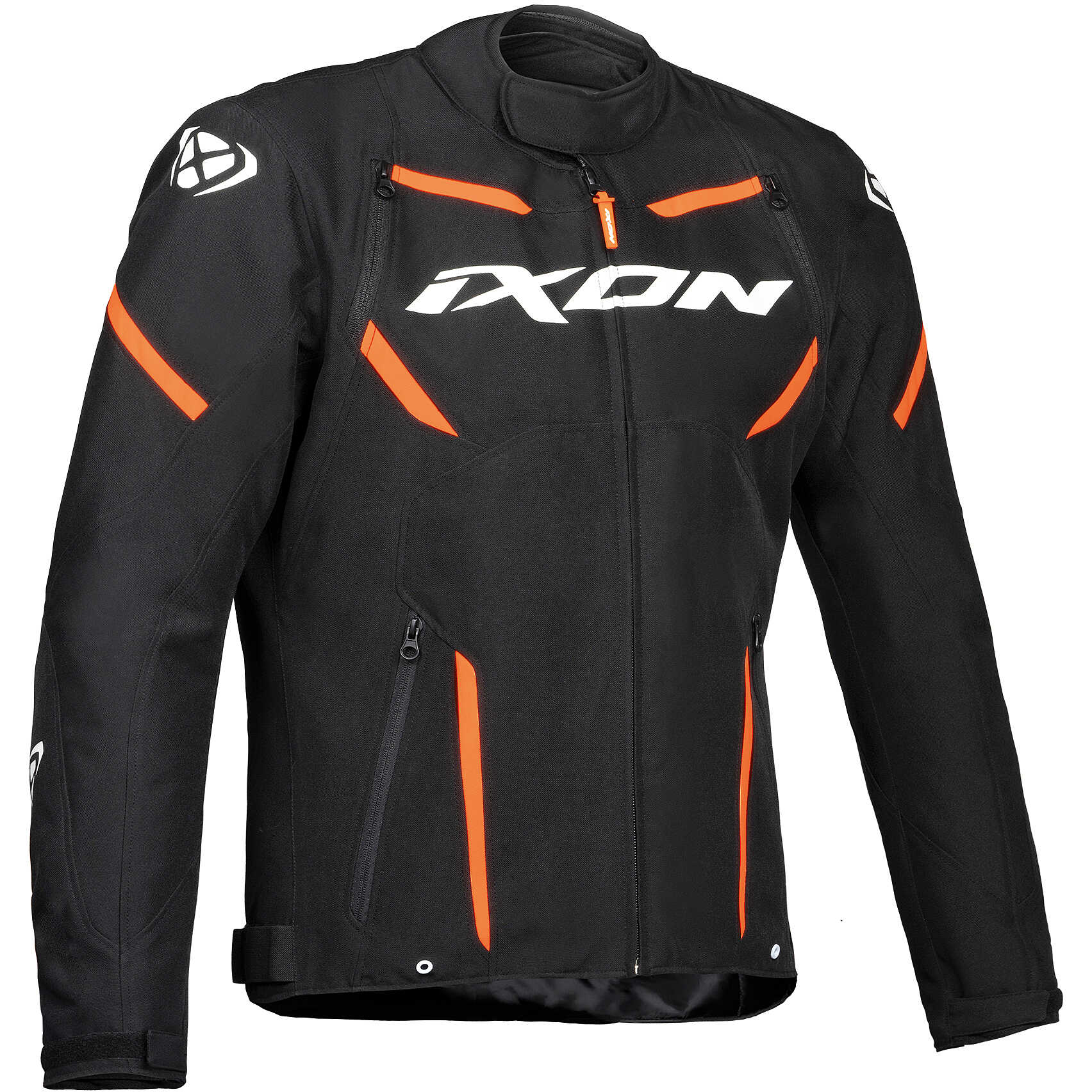Ixon STRIKER Motorradjacke Schwarz Weiß Orange Online-Verkauf ...