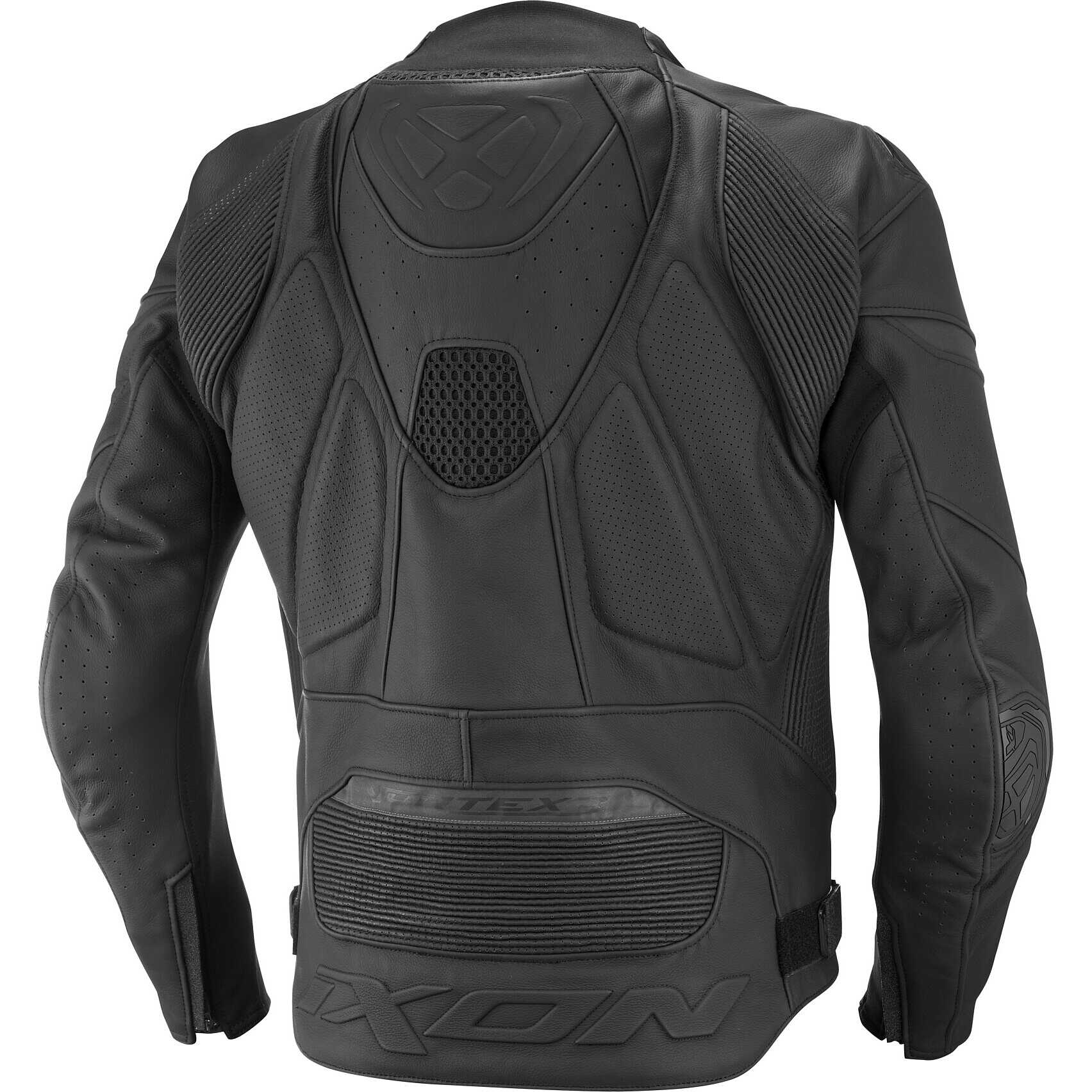 Ixon VORTEX 3 JKT Leather Motorcycle Jacket Black Black For Sale Online ...